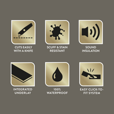 Kraus Birkett Luxury Vinyl Tile Flooring - Wood Effect LVT - SAMPLE ...