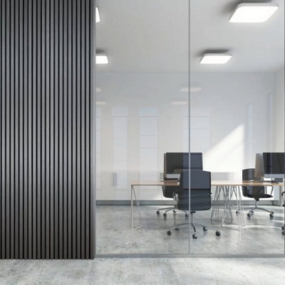 Kraus Easy Living - Alder Grey - Acoustic Slat Wall Panel (L) 240cm x ...
