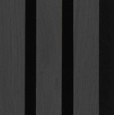 Kraus Easy Living - Slate Grey - Acoustic Slat Wall Panel Sample - (L ...