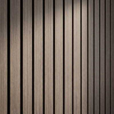 Kraus Luxury Premium - Alder Grey - Wider Slat Acoustic Wall Panel (L ...