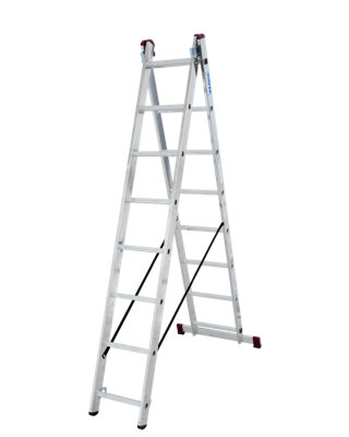 Krause 2 Section Combination Ladder - 2x8 Rung (3.9m)