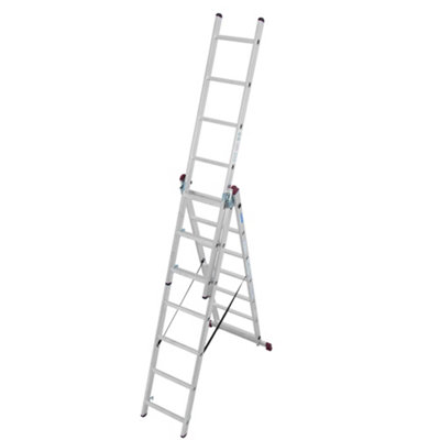 Krause 3 Section Combination Ladder With Stairway Function - Europe's ...