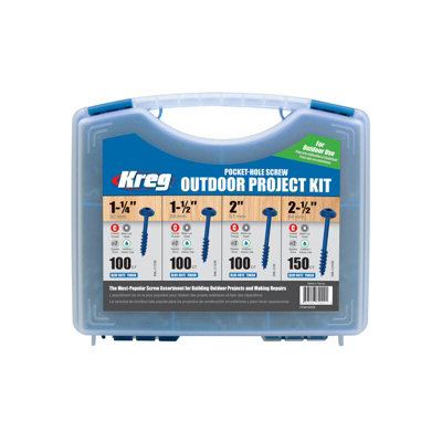 Kreg Blue-Kote Pocket-Hole Screw Kit | DIY at B&Q