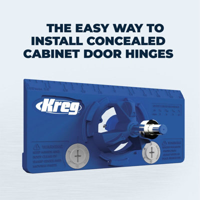 Kreg Concealed Hinge Jig Make Cabinet Door Installation Easy