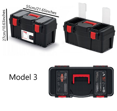 Kristenberg Craft Tool Storage Box - Lockable DIY Toolbox - Tote Tray ...