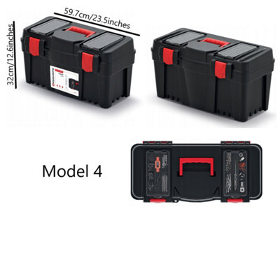 Kristenberg Craft Tool Storage Box - Lockable DIY Toolbox - Tote Tray ...