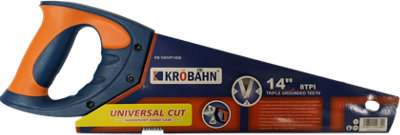 KROBAHN UNIVERSAL HARDPOINT HAND SAW 14" KB-SWHP1408