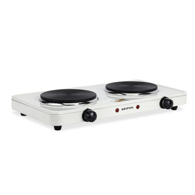 KRYPTON 2000W Double Hot Plate Adjustable Temperature Knob