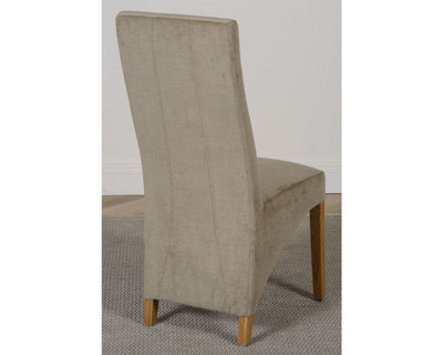 Kuba 180 x 90 cm Chunky Oak Dining Table and 8 Chairs Dining Set with ...