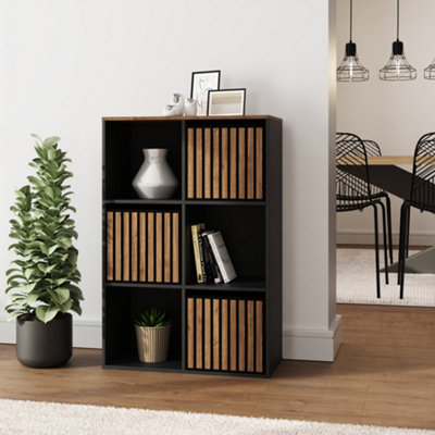 Kube 2x3 Shelf Storage Cube Walnut