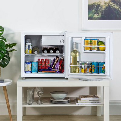 Kuhla KTTF4GB 43L Table Top Mini Fridge, White