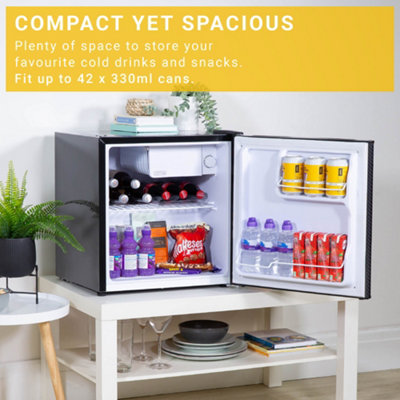Kuhla Table Top Mini Fridge Amp Speaker Design 45 Litre in Black with ...