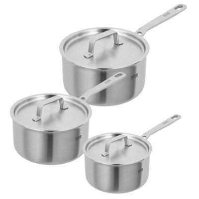 Kuhn Rikon Culinary Fiveply Stainless Steel Induction Safe 3-Piece ...