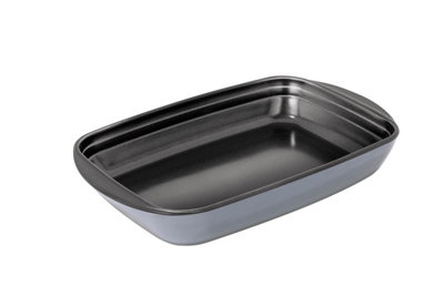 Kuhn Rikon Easy Glass Non-Stick 2L Oven Dish/Baking Dish, Medium - 32 x ...