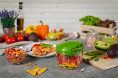 Kuhn Rikon Pull Chop Vegetable Chopper with Pull Cord, 650ml