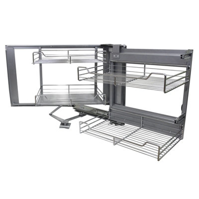 KUKOO CORNER KITCHEN CUPBOARD PULL OUT DRAWERS RIGHT HAND