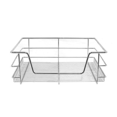 KuKoo Kitchen Pull Out Storage Baskets 500mm Wide Cabinet 3 Pack