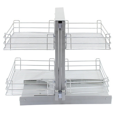 KuKoo Magic Corner Pull Out Kitchen Cupboard Drawers Right Hand