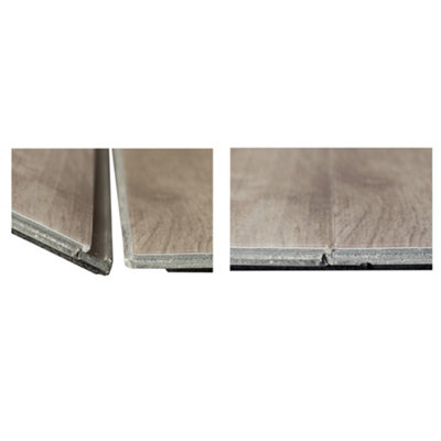 KwikClad Stair Cladding Luxury Vinyl Flooring Bridgeport Washed Oak 1.2m²