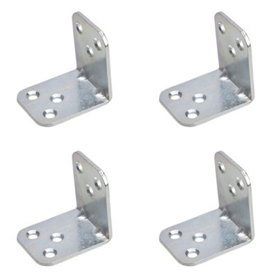 L Shape Corner Brackets Plate Furniture Fixing Kitchen Cupboards Shelf ...