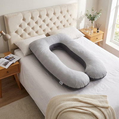 L Shaped Body Pillow Neck Support Cushion for Side Sleeper and Pain Relief