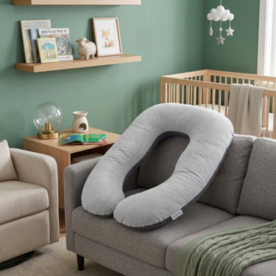 L Shaped Body Pillow Neck Support Cushion for Side Sleeper and Pain Relief