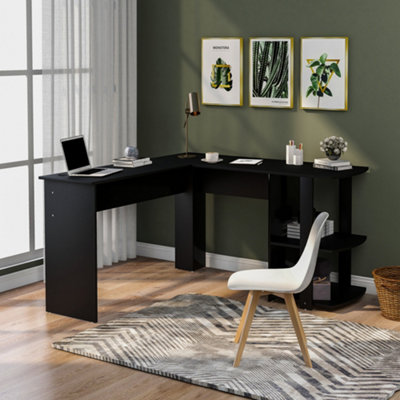 L-Shaped Corner Table for Office, Large Game, Study Table, Easy to ...