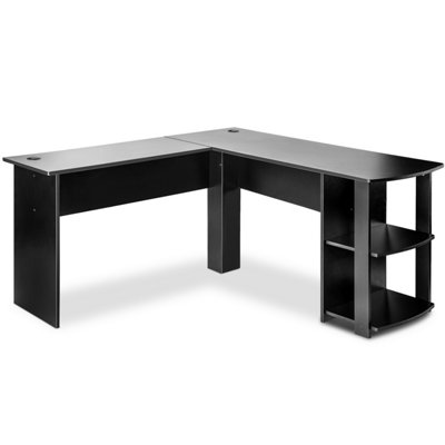 L-Shaped Corner Table for Office, Large Game, Study Table, Easy to ...