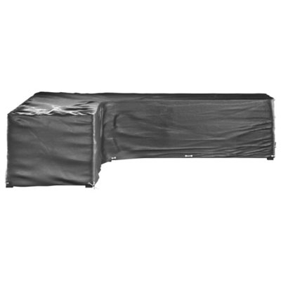 L Shaped Garden Furniture Covers 2 pcs 20 Eyelets 300x300x70 cm