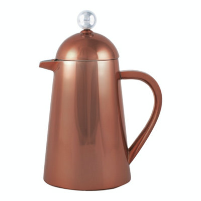 La Cafetiere Thermique Copper Double Walled 8 Cup Cafetiere