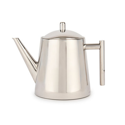 La Cafetire Stainless Steel Infuser Teapot | DIY at B&Q