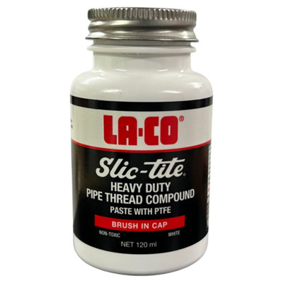 LA-CO Slic-Tite with PTFE Heavy Duty Pipe Thread Compound 120ml 42008