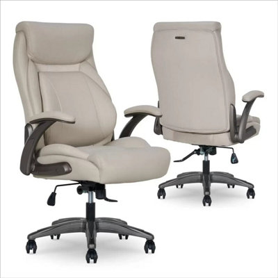La-Z-Boy Air Lumbar Manager's Office Chair with Flip Up Arms,AIR Ergonomic Support,ComfortCore ...