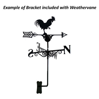 Labrador Weathervane - Steel - W65 x H88 cm - Black