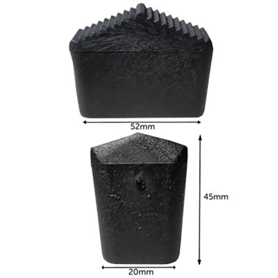 Ladder Feet Non-Slip Ladder Leg Cover - Replacement Ladder feet ends ...