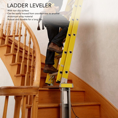 Ladder levelers Ladder leg stabilizers Stair leveling extension tools ...