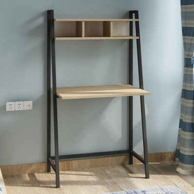 Ladder Style - Computer Desk - Oak | DIY at B&Q