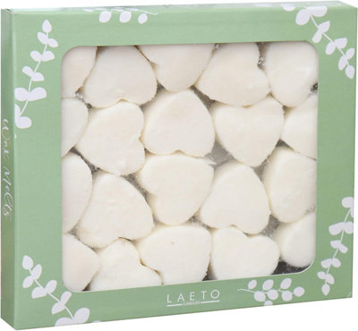 Laeto Scented Heart Shaped White Soy Wax Melt Burners - Fresh Linen ...