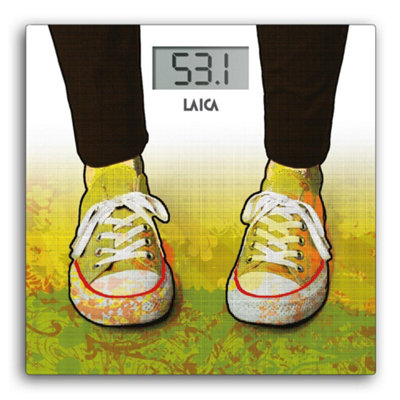 LAICA Electronic Bathroom Scale for Body Weight, 180kg, 396lb, 28st 4lb ...