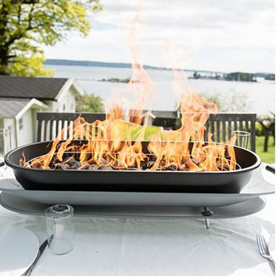 Lakeland Large Family Social Grill Tabletop Charcoal Barbecue