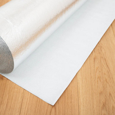 Laminate Underlay 3mm Silver Laminate and Wood Flooring Underlay ...