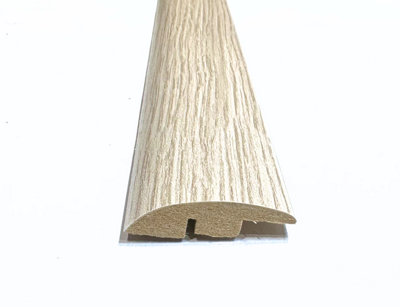 Laminate Wood Flooring MDF Ramp Edge Threshold Trim 0.9m Length Strip ...