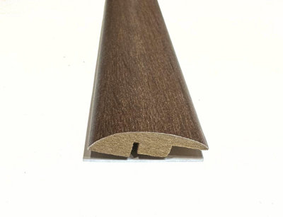 Laminate Wood Flooring MDF Ramp Edge Threshold Trim 2.4m Length Strip ...