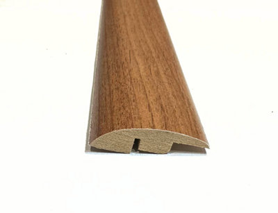 Laminate Wood Flooring MDF Ramp Edge Threshold Trim 2.4m Length Strip ...
