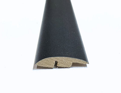 Laminate Wood Flooring MDF Ramp Edge Threshold Trim 2.4m Length Strip ...