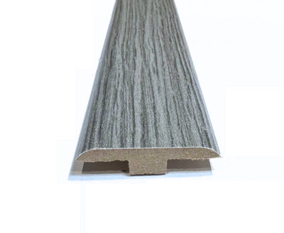 Laminate Wood Flooring MDF T Bar Threshold Trim 0.9m Length - Texas ...