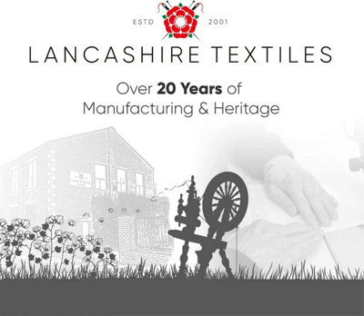 Lancashire Textiles 12" x 12" (30cm x 30cm) 4 Pack Polycotton Casing ...