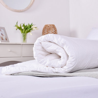 Lancashire Textiles 1tog Cotton Double Duvet Anti-Allergic Lightweight ...