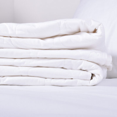Lancashire Textiles 1tog Cotton Double Duvet Anti-Allergic Lightweight ...