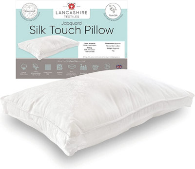 Lancashire Textiles 300 Thread Count Jacquard Cotton and Silk Blend ...